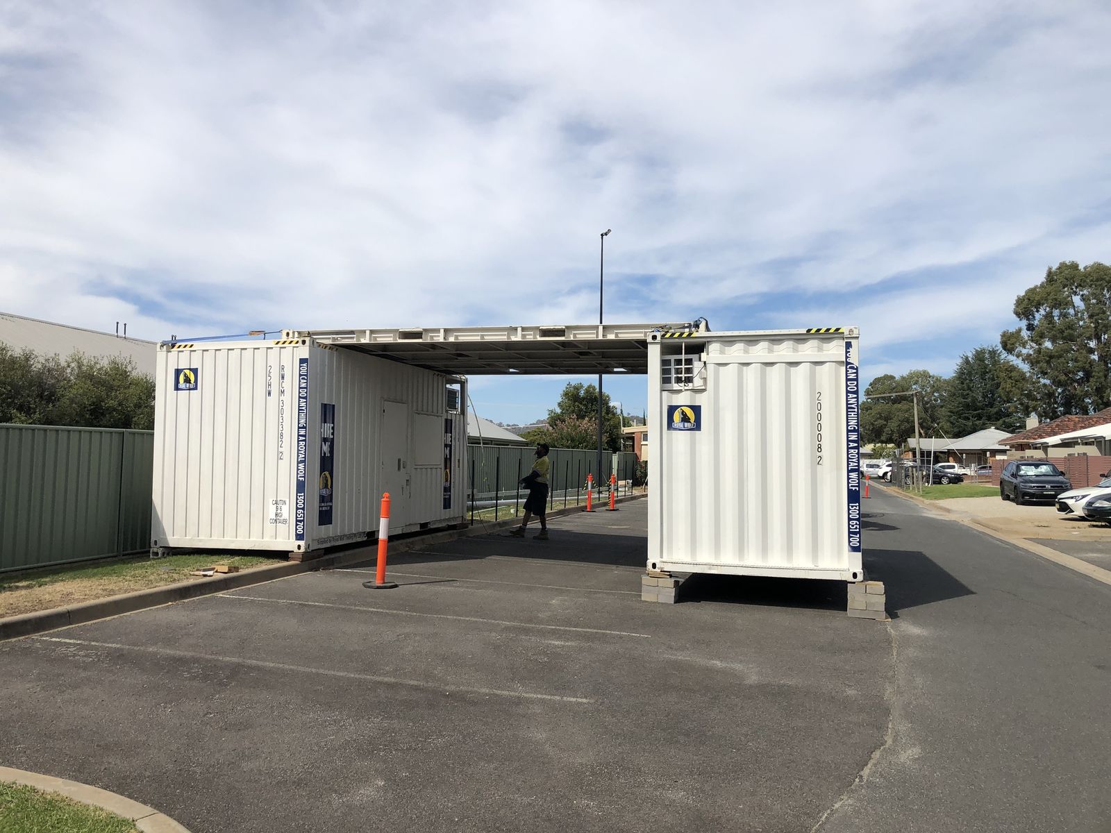 Royal Wolf Emergency Response Testing Station